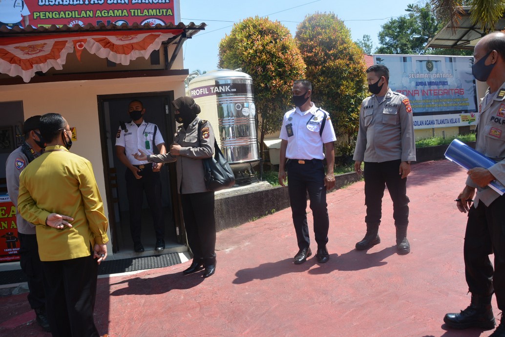 Kunjungan Tim Sudit Polmas dit Binmas Polda Gorontalo di Pengadilan ...
